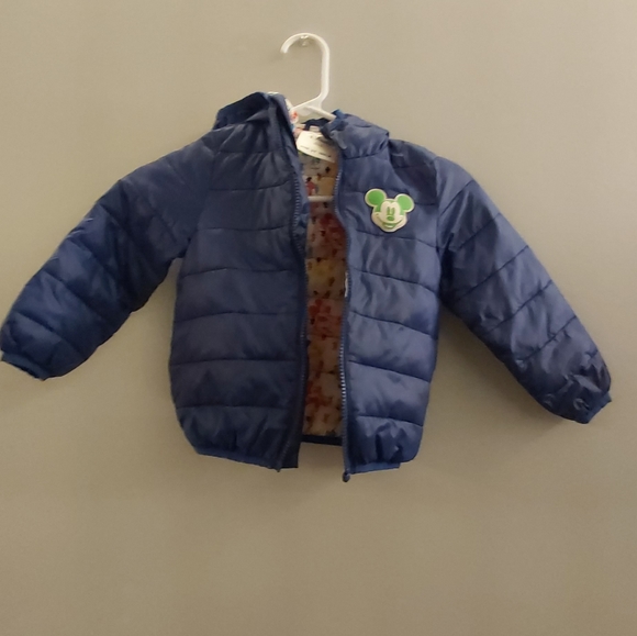 Disney | Jackets & Coats | Disney Mickey Mouse Light Jacket With Hood ...